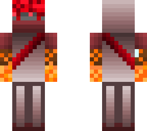 Red Nether Hunter | Minecraft Skin