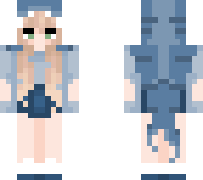 Shark Girl | Minecraft Skin