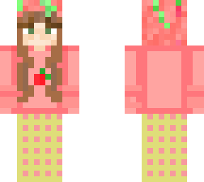 strawberry girl:) | Minecraft Skin