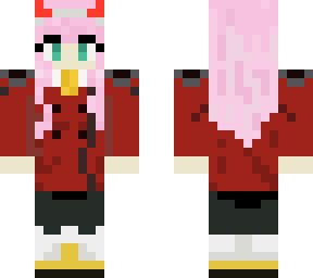zero two | Minecraft Skins