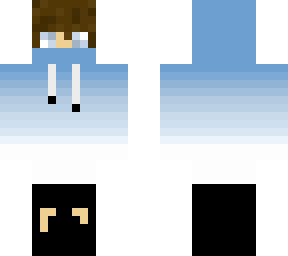 blue hoodie boy | Minecraft Skin