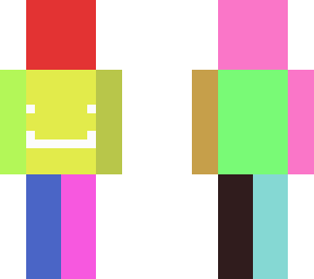 rainbow dream colorful dream slim dream | Minecraft Skins