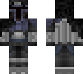 Hooded Blue Mandalorian | Minecraft Skin