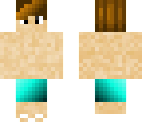 Man in swimming trunks | Minecraft Skin