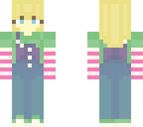 overalls girl | Minecraft Skins