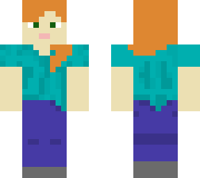 steve with alex clothes | Minecraft Skins