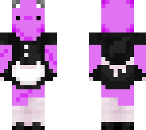 axolotl maid dress | Minecraft Skin