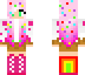 Birthday cake girl | Minecraft Skin