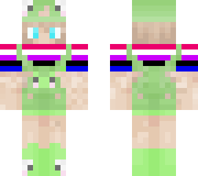 blonde frog skin gender fluid | Minecraft Skin