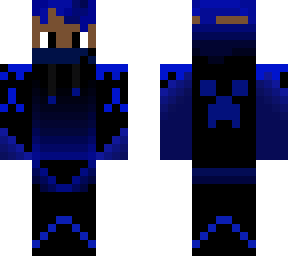 Blue gamer pro | Minecraft Skin