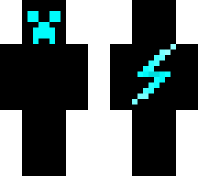 Charged Creeper (with special effects) | Minecraft Skin