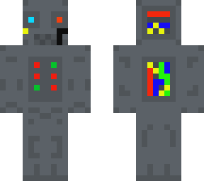 corrupt robot | Minecraft Skin