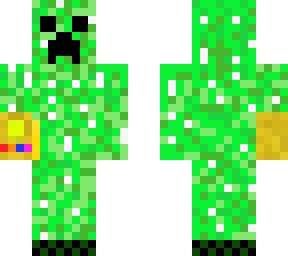 creeper with Infinity Gauntlet | Minecraft Skin