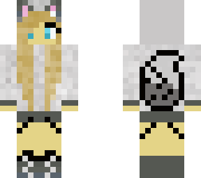 Cute werewolf girl | Minecraft Skin