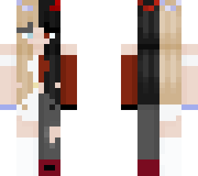 half angel half devil girl | Minecraft Skin