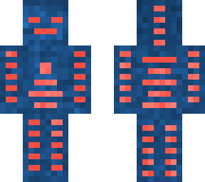 iron man blue armor | Minecraft Skin