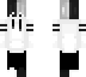black and white hb | Minecraft Skins