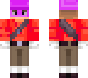 Scout loadout (Credits to autor) | Minecraft Skin