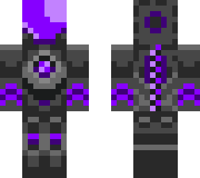 Terraria Vortex Armour (Purple) | Minecraft Skin