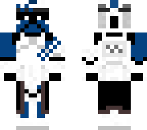 Blue Clone Trooper | Minecraft Skin