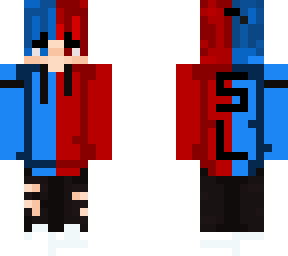 czerwono-niebieski skin | Minecraft Skin