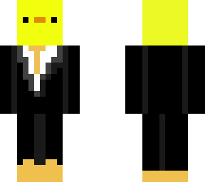 Duck in a suit and slippers | Minecraft Skin