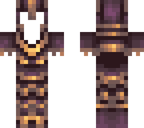 netherite purple base armor | Minecraft Skins