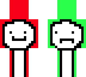 HAPPY DREAM AND SAD DREAM | Minecraft Skin