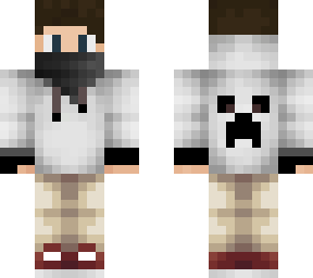 White Hoodie Boy OP Skin | Minecraft Skin