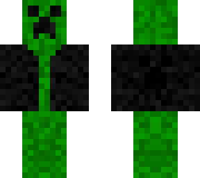 *FIXED* Gamer Creeper With Netherite Creeper Gang Jacket | Minecraft Skin