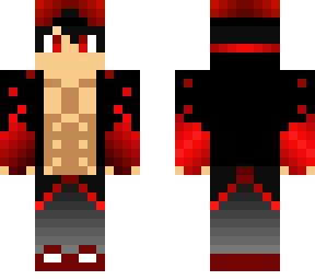 Buff fire dude | Minecraft Skin