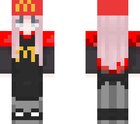 Chika Fujiwara McDonald's | Minecraft Skin