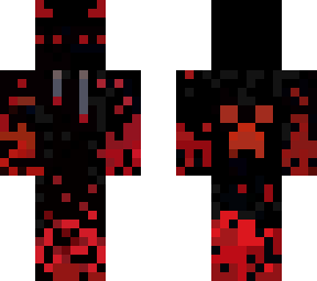 Fire Enderman | Minecraft Skin