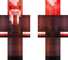 Mooshroom in suit | Minecraft Skin