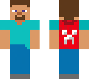 steve with creeper cape | Minecraft Skins