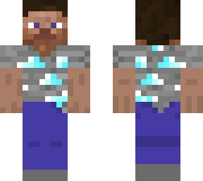 Steve Diamond Ore Shirt | Minecraft Skin