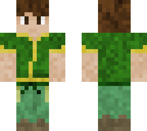 custom earth bender skin | Minecraft Skin