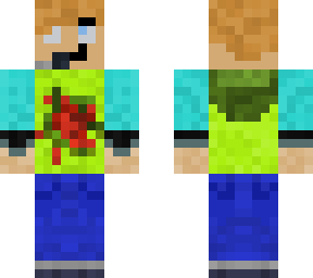 Gaming dude bleeding | Minecraft Skin