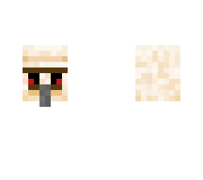 Iron golem face 2 | Minecraft Skin