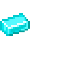 Pixel art diamond ingot | Minecraft Skin