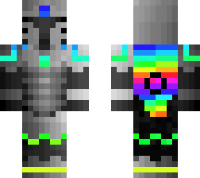 rainbow knight | Minecraft Skin