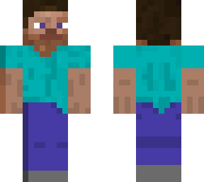 steve faces slightly to the right | Minecraft Skin
