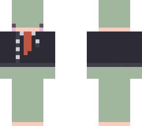 vibey frog in tux | Minecraft Skin