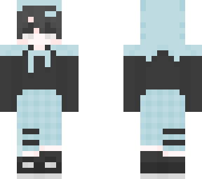 ~ blue axolotl boy ~ | Minecraft Skin