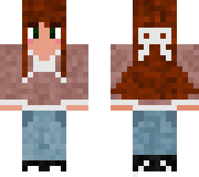 Bangs Aesthetic Girl | Minecraft Skin