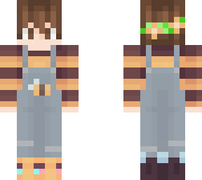 Bee Boy with Flower Crown | Minecraft Skin