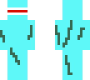 Cyan swap creature (fixed | Minecraft Skin