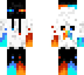fire and ice | Minecraft Skins