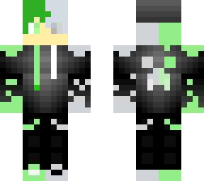 Half Ghost Half Human | Minecraft Skin