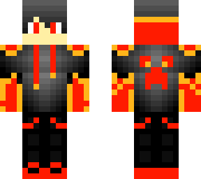 Magma Gamer Boy Skin | Minecraft Skin